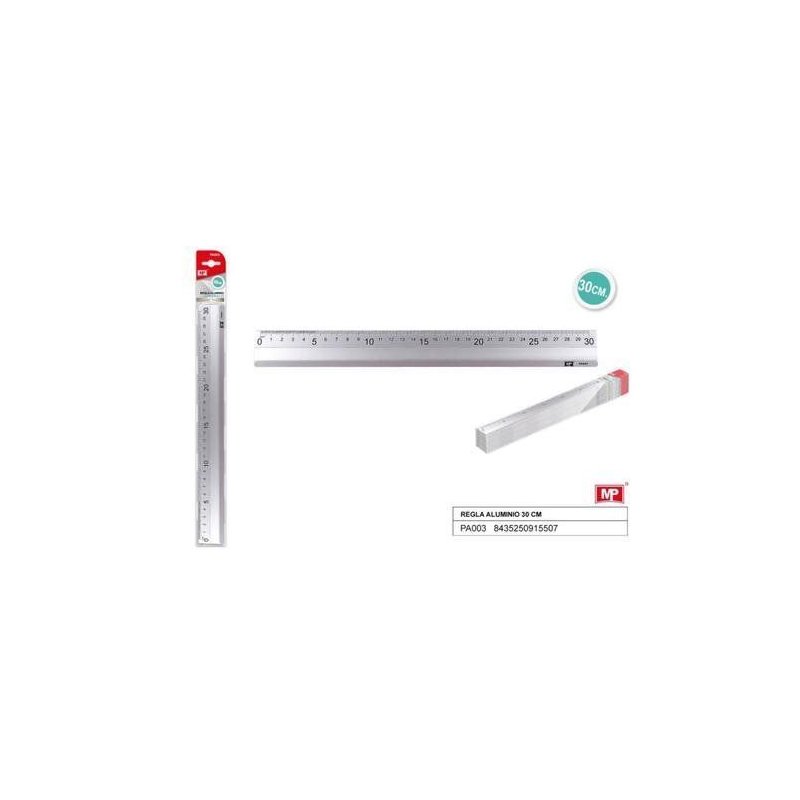 REGLA DE ALUMINIO 30CM - Papelería online y material de oficina FormA4 ...