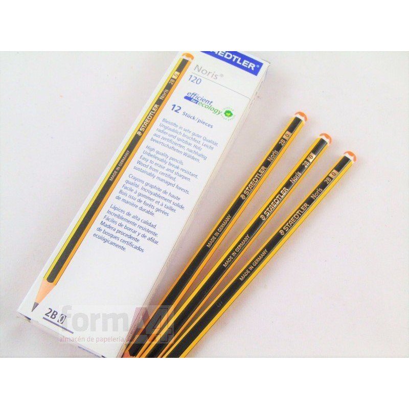 LAPIZ STAEDTLER NORIS Nº 0 2B - Papelería online y material de oficina ...